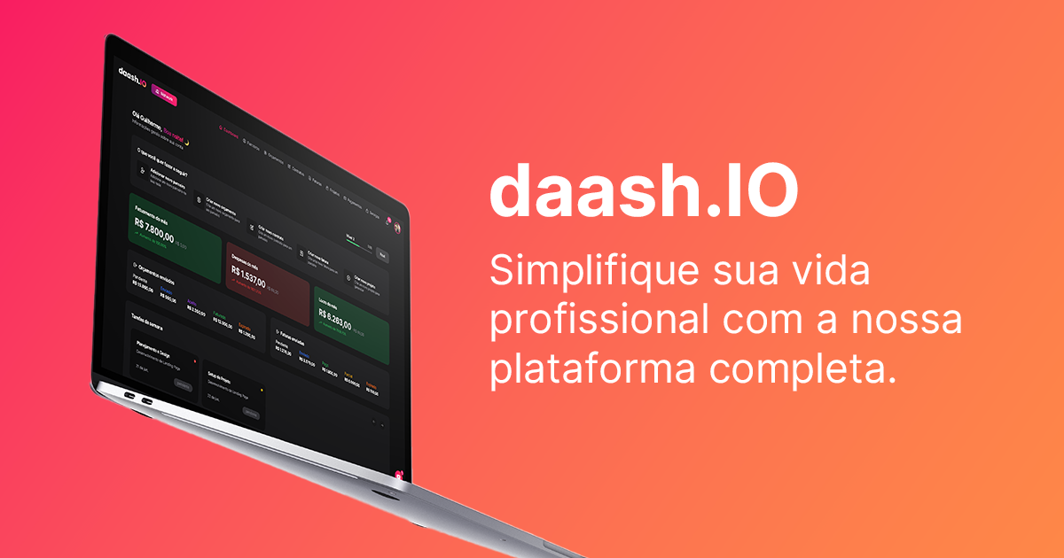 O Melhor Sistema de Gestão Para Freelancer | daash.IO